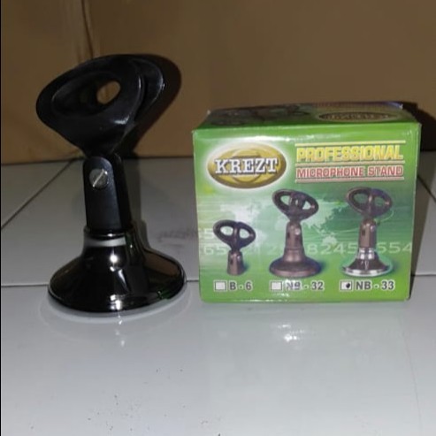 Jual STAND MIC / TIANG MICROPHONE MEJA KREZT NB - NB-33 | Shopee Indonesia
