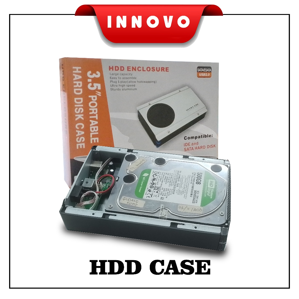 Jual Innovo External Harddisk Case Casing Enclosure 2.5" 3.5" SATA3 ...