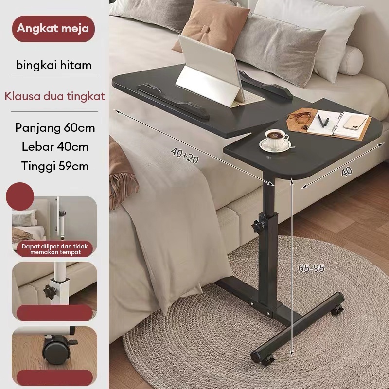 Jual Meja Laptop Lipat Adjustable Adjustable Portable Movable Laptop ...