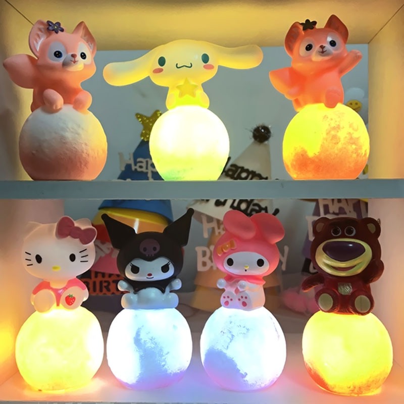 Jual RD Lampu Sanrio Topper Cake Hiasan Kue Lampu Malam Sanrio Lampu ...