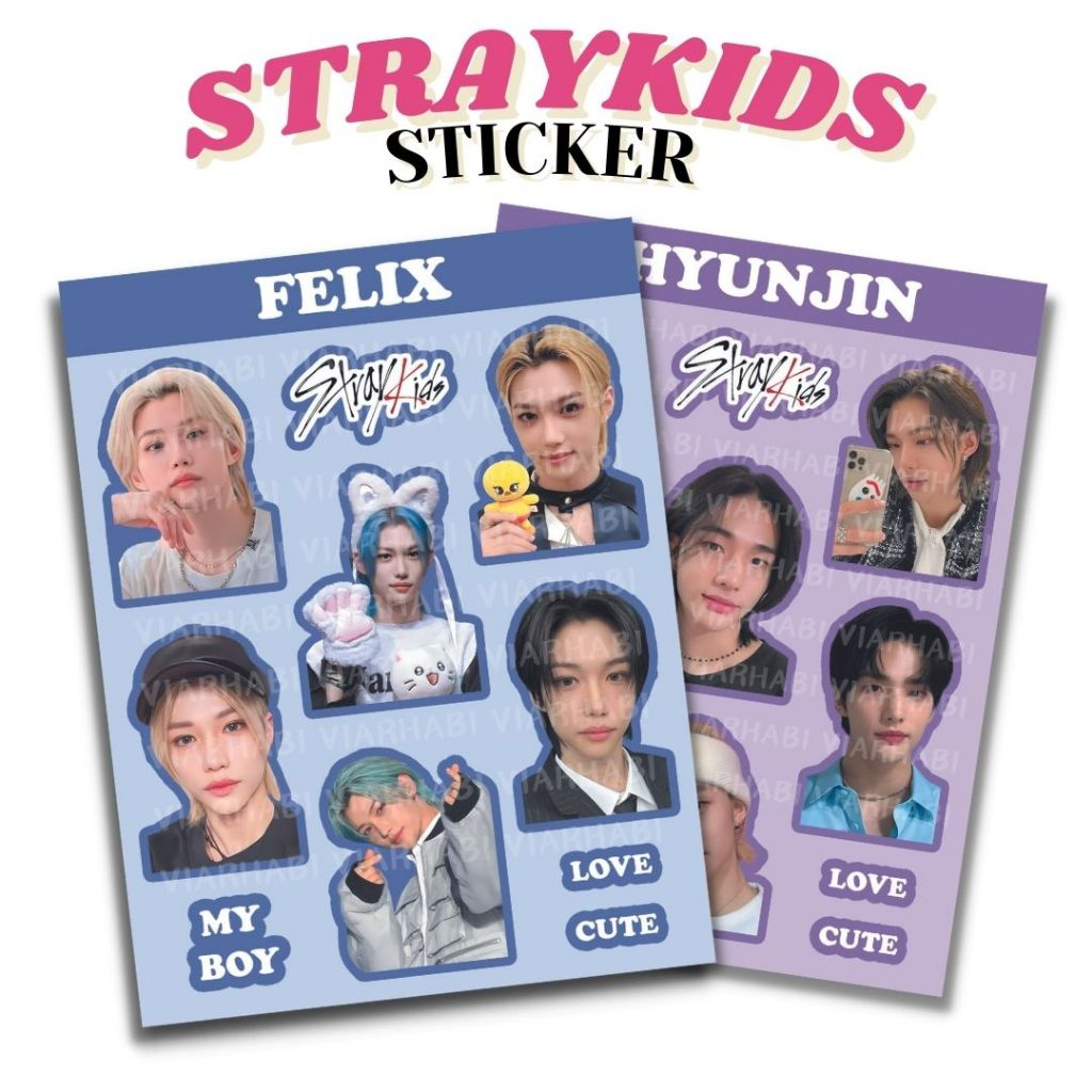 Jual [READY STOCK] STIKER STRAYKIDS SKZ COLORFUL EDITION// STIKER NO CUTTING// STIKER KPOP ...