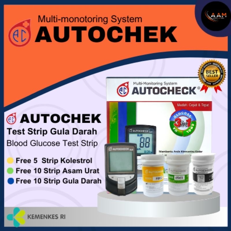 Jual ALAT AUTOCHECK GCU 3 IN 1 MULTI MONITORING SYSTEM / TEST GULA ...