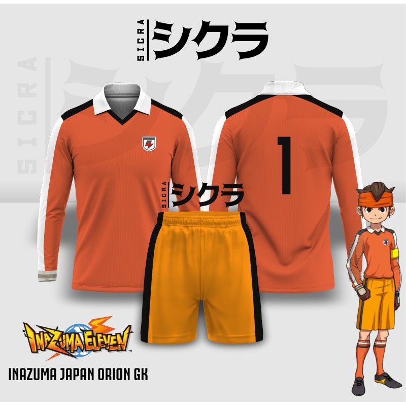 Jual Jersey Kiper Inazuma Eleven | Inazuma Japan Orion GK/Kiper ...