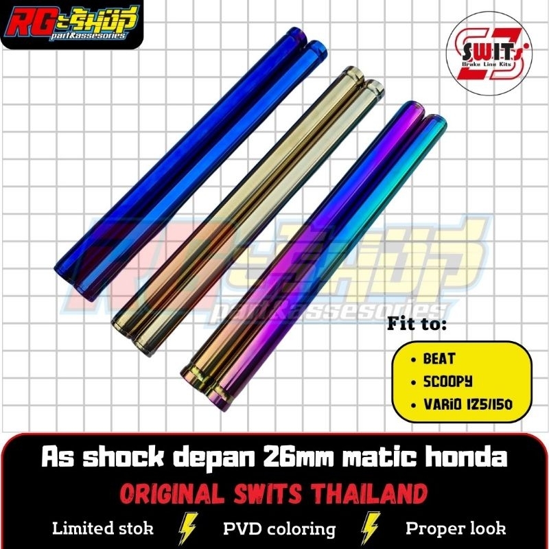 Jual As Shock Sok 26mm 26 MM Matic Honda Beat Scoopy Genio Vario 125 ...