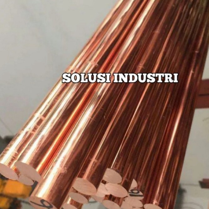 Jual LZC grounding rod as tembaga 6 mm x 1 meter tembaga murni Terlaku ...