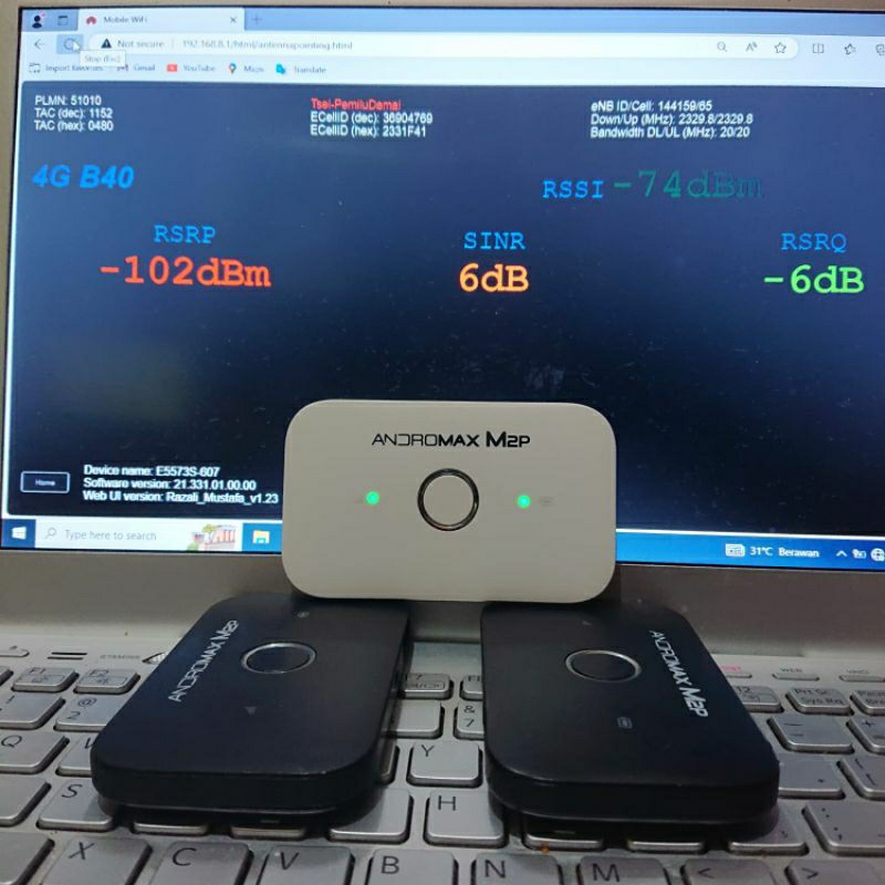 Jual Modem Wifi M2P Huawei E5573cs-607 Mifi Unlock 4G LTE Fullmod T-Sel ...