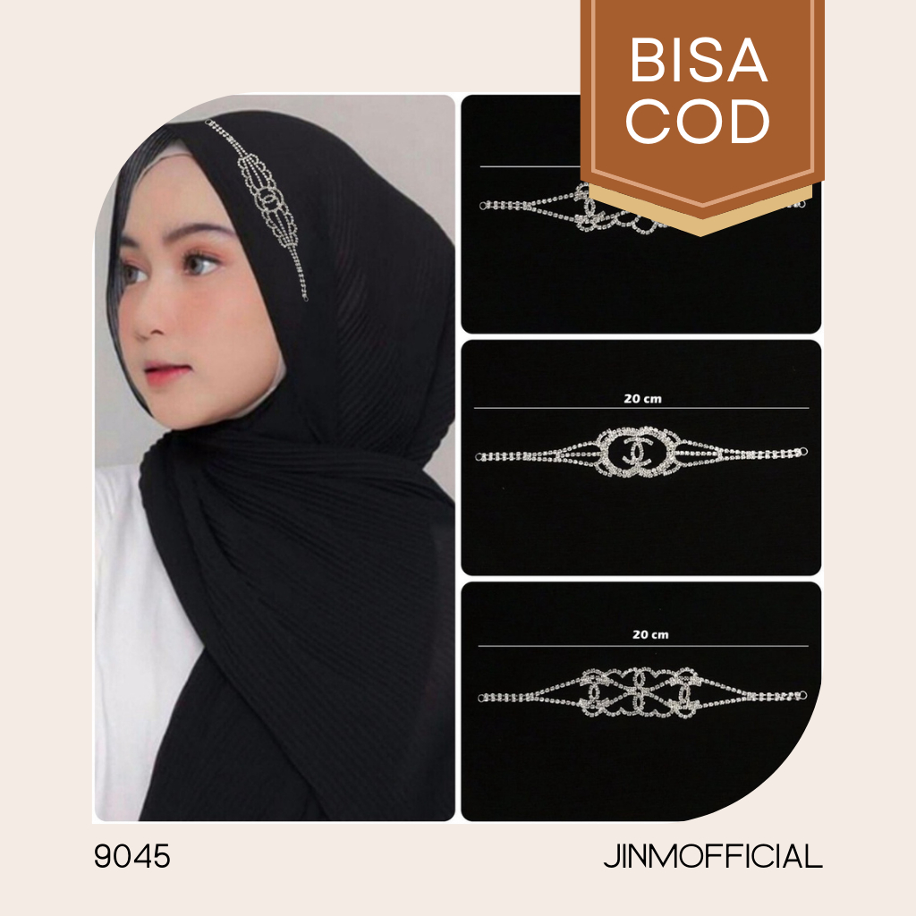 Jual TERBARU-Bando Jilbab Headband / Headpiece Terbaru Bermacam Model ...