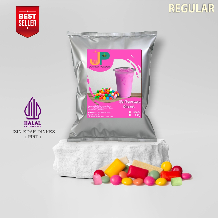 Jual JAVINDO Bubuk Minuman Rasa Permen Karet 1Kg | Shopee Indonesia