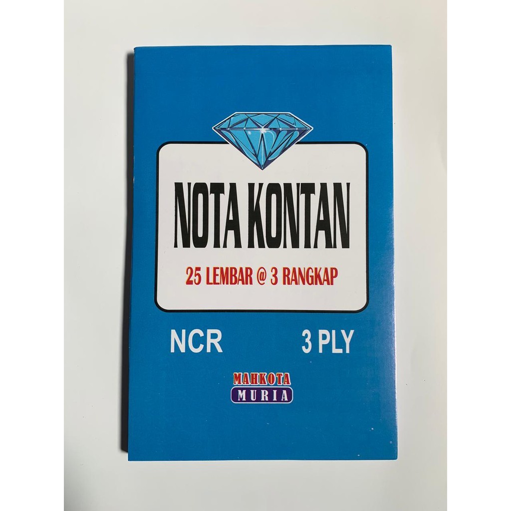 Jual (RANGKAP 3 ) NOTA KONTAN STANDART (10 x 15 cm) - non custom ...