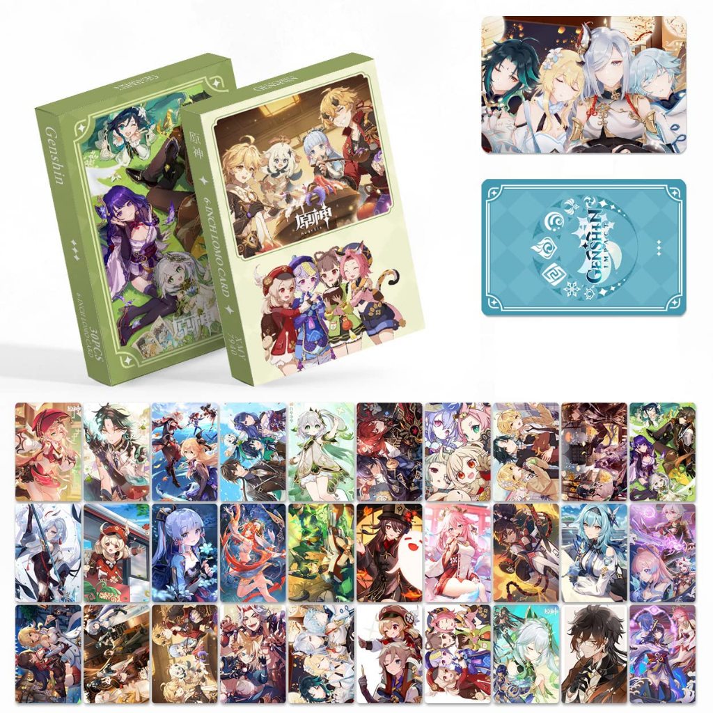 Jual Lomo Card 4R Anime AOT One Piece Genshin Impact Haikyu! Slam Dunk ...