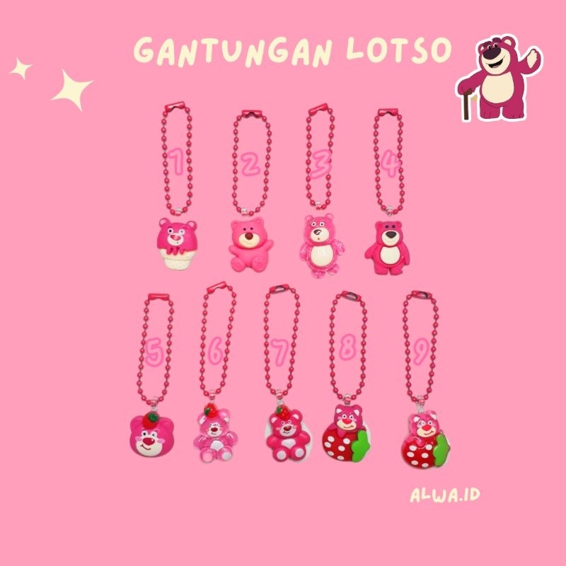 Jual gantungan lotso ganci tas lotso lucu | Shopee Indonesia