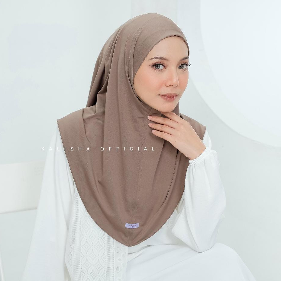 Jual Kalisha - Hijab Instan Jersey Zana Malay Jilbab Bergo Non Pet Size M | Shopee Indonesia