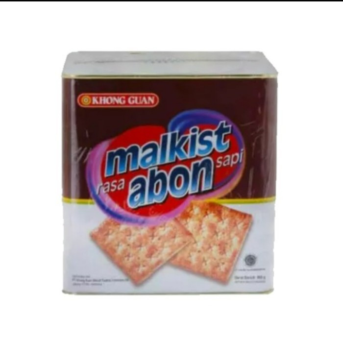 Jual Roti Kaleng Khong Guan Malkist Abon 800g | Shopee Indonesia