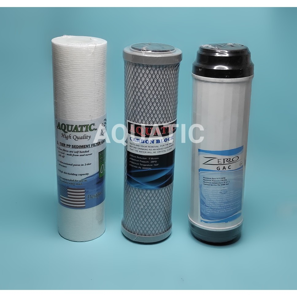 Jual Paket Filter Air Ledeng/Air Sumur 3 Tahap - (Sediment Aquatic, GAC ...