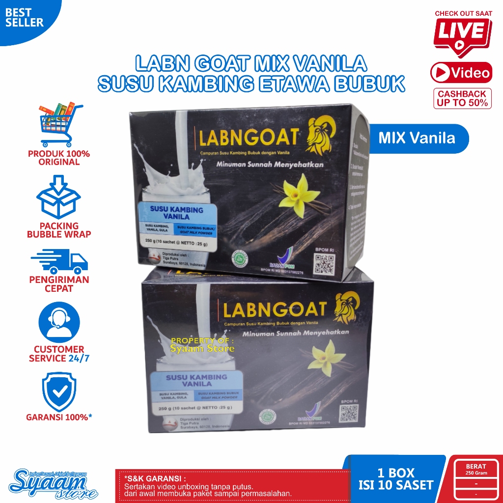 Jual Labn Goat Sachet dan Box/ Labn Goat / Susu Kambing Etawa Dengan ...