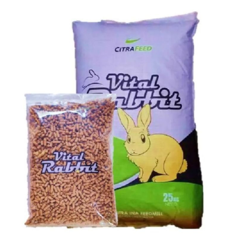 Jual Makanan Kelinci Vital Rabbit 1kg Pakan Kelinci 1kg | Shopee Indonesia
