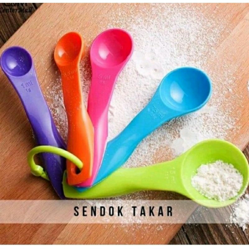 Jual sendok takar / sendok 1 set isi 5 ukuran | Shopee Indonesia