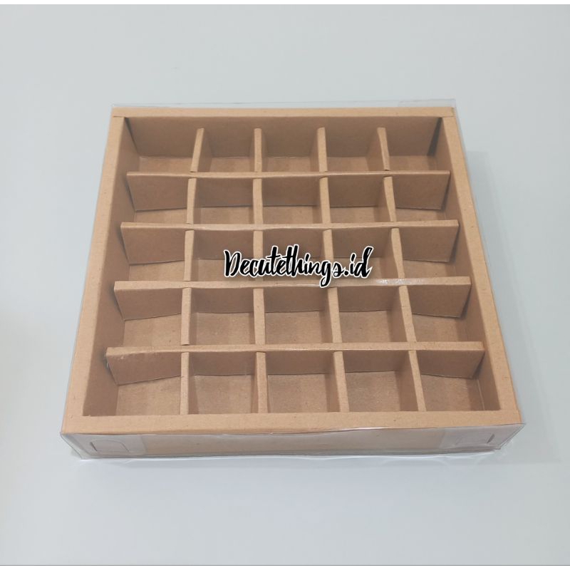 Jual Box Sekat Nastar/ Dus Sekat 25 Lubang Cookies /Dus Kotak Sekat ...