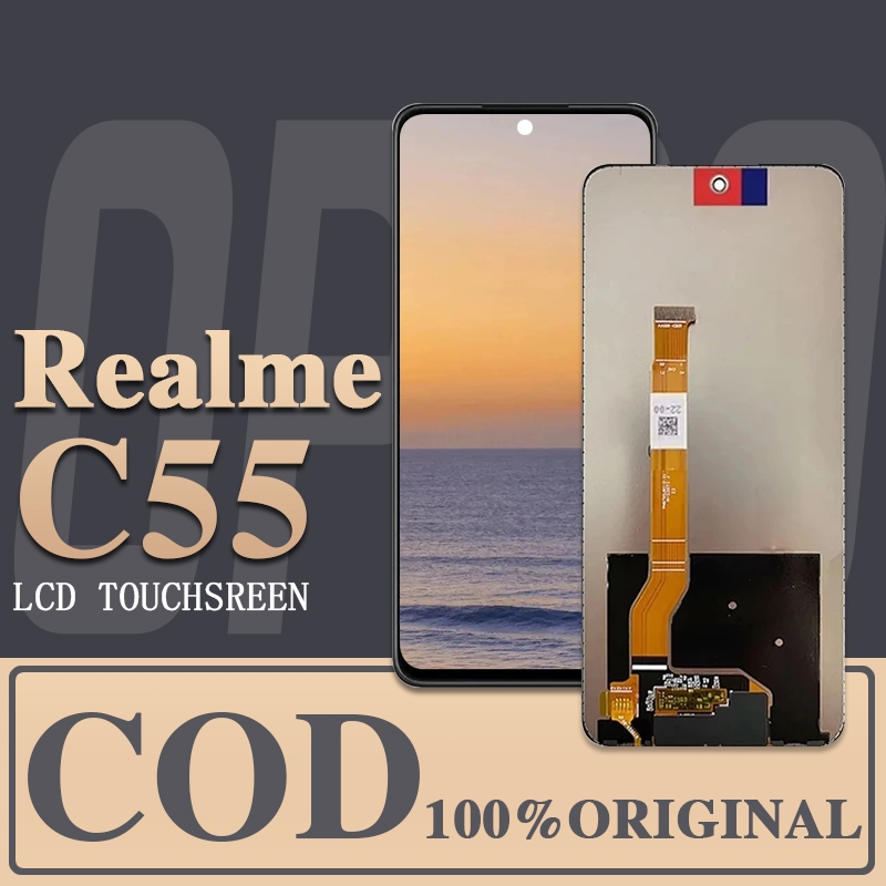 Jual 【ORIGINAL+LEM】LCD for OPPO for REALME C55 N55 A98-5G 11X FULL SET ...