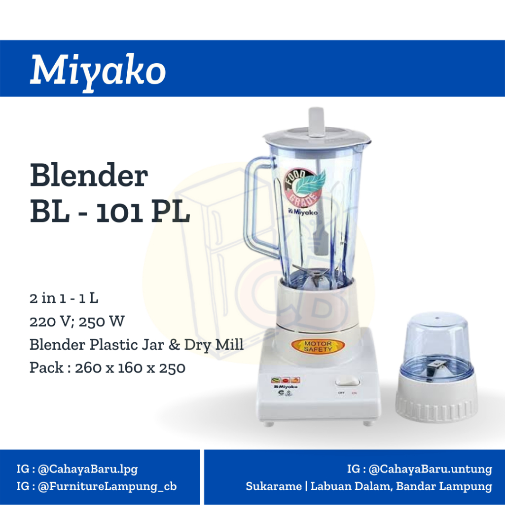 Jual Blender BL - 101 PL | Shopee Indonesia