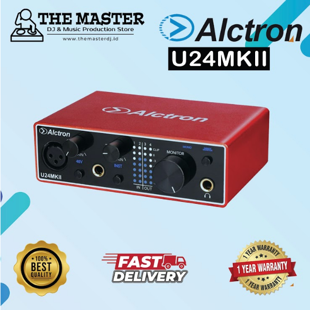 Jual Alctron U24 MK2 | U24 MKII USB Audio Interface | Shopee Indonesia