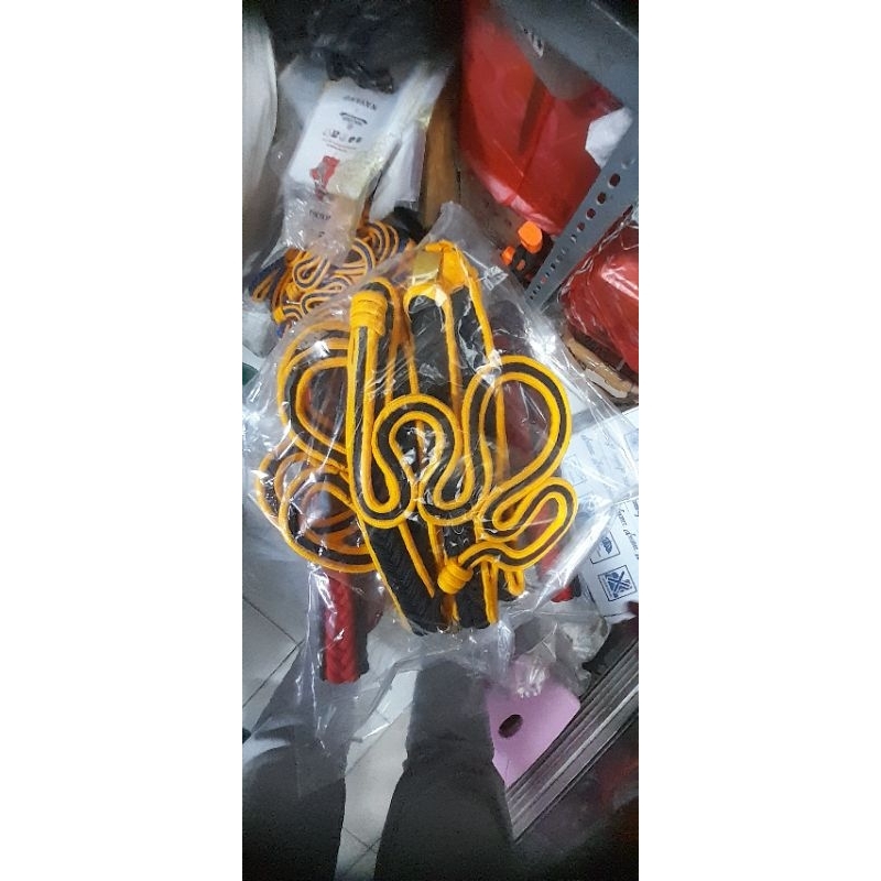 Jual talikur komando Akpol warna hitam list kuning nestel 1 jabatan ...