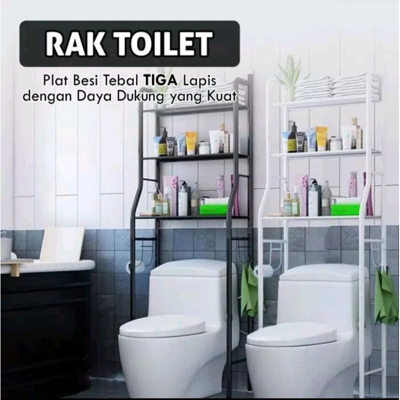 Jual Rak Toilet Kamar mandi Rak Closet 3susun Rak Sabun Kamar Mandi ...