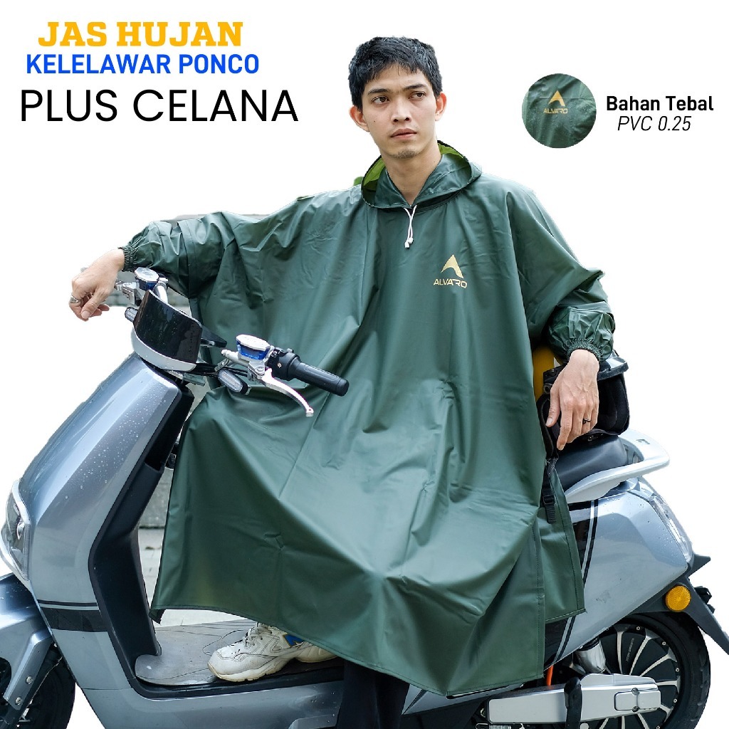 Jual Jas Hujan Ponco dengan celana | Shopee Indonesia