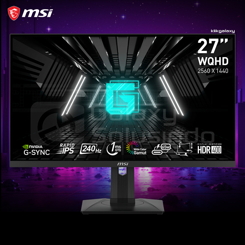 Jual MSI G274QPX 27 Inch IPS 1ms WQHD 240Hz Gaming Monitor | Shopee ...
