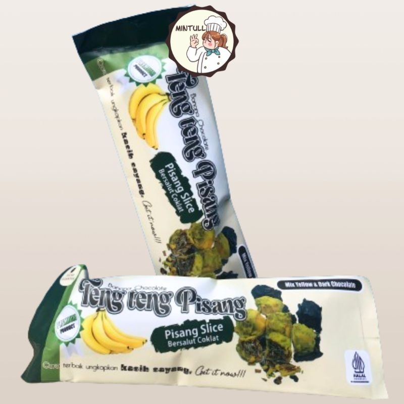 Jual CAMILAN COKELAT TING TING PISANG BANANA SLICE WITH DARK CHOCOLATE ...