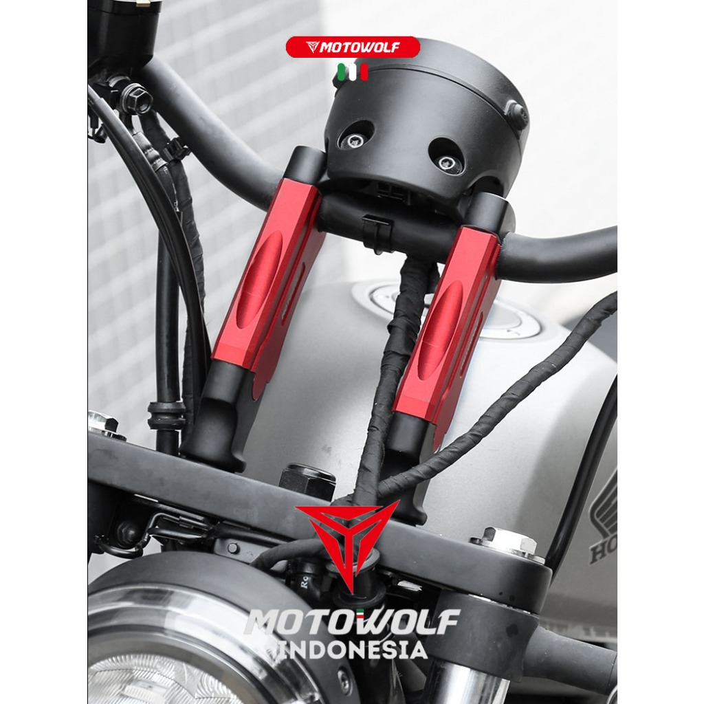 Jual Motowolf Raiser Stang Motor Universal 25mm Honda Rebel 500 3524 ...