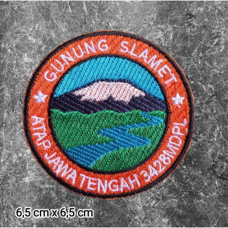 Jual LOGO BORDIR GUNUNG SLAMET ATAP JAWA TENGAH | Shopee Indonesia