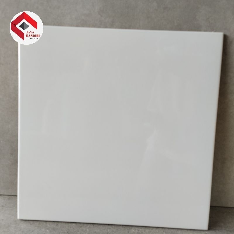Jual Keramik Lantai 40x40 Kw Eco Legion Putih Polos Glossy | Shopee Indonesia