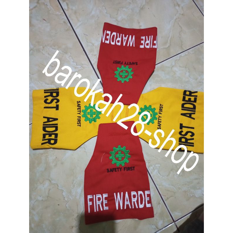 Jual ban lengan safety warna merah dan kuning | Shopee Indonesia