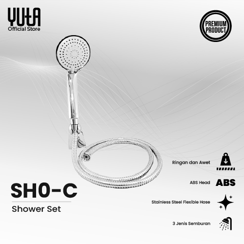 Jual YUTA Shower Mandi - Hand Shower Set ABS Stainless Steel SHO-C ...