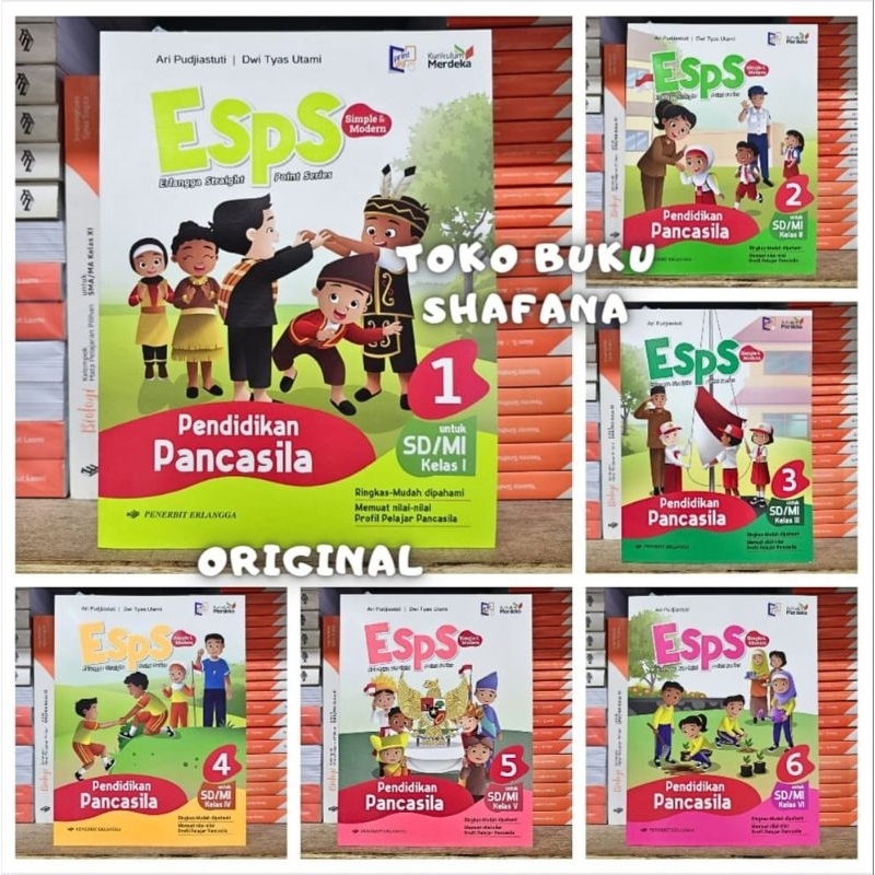 Jual Buku Esps Pendidikan Pancasila Kelas 1 2 3 4 5 6 SD Revisi Erlangga Kurikulum Merdeka ...