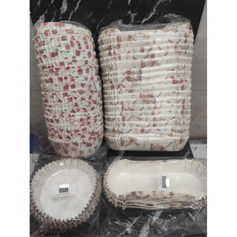 Jual CUP ROTI LAMINASI OVAL DAN BULAT/case roti | Shopee Indonesia