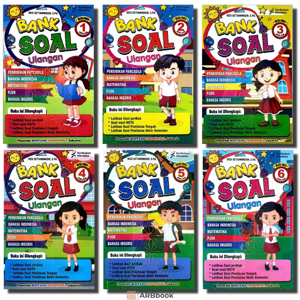 Jual BUKU BANK SOAL ULANGAN KELAS 1 S.D KELAS 6 SD KURIKULUM MERDEKA | Shopee Indonesia