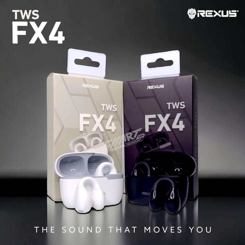 Jual Rexus Earphone TWS FX4 | Shopee Indonesia