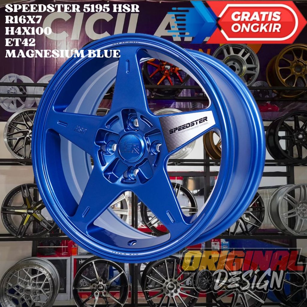 Jual Velg Mobil JAZZ , YARIS , IGNIS , MAZDA 2 , HSR SPEEDSTER RING 16 R16 | Shopee Indonesia