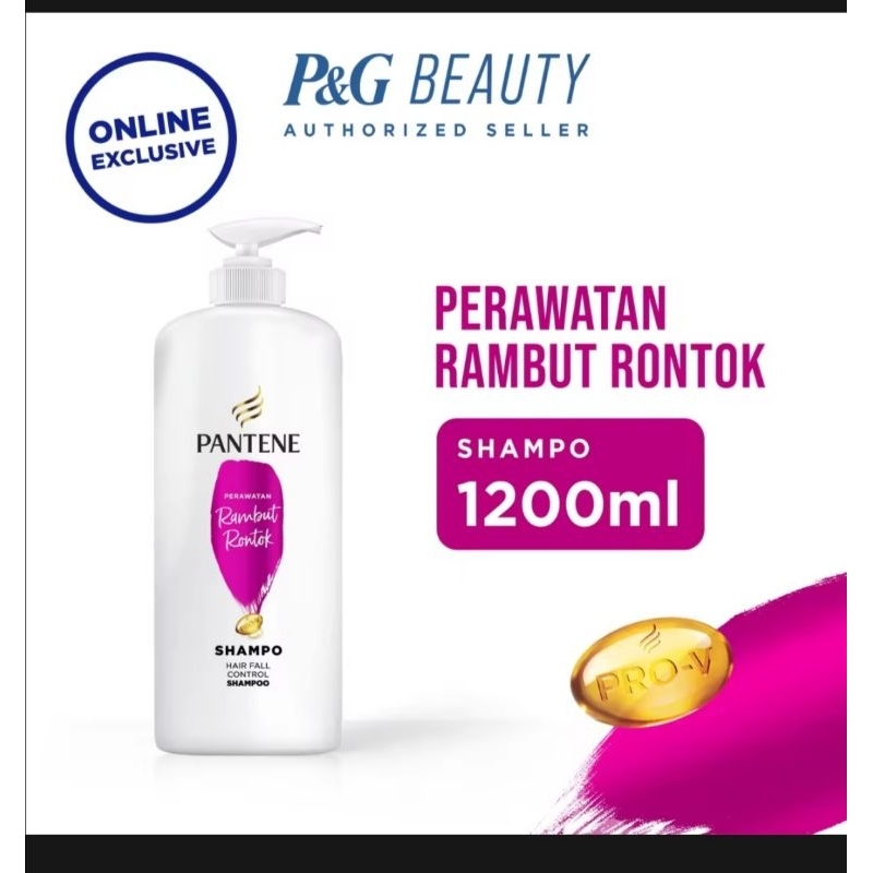 Jual Pantene Shampoo Perawatan Rambut Rontok 900ml/ 1800ml | Shopee ...