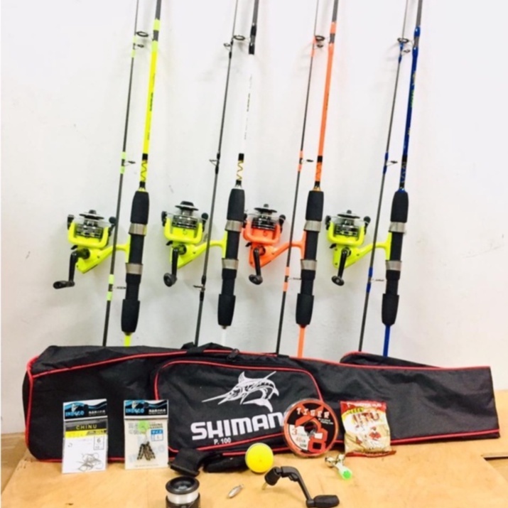 Jual Paket Pancing Laut Fiber Solid 150 -180 Reel Inari | Shopee Indonesia