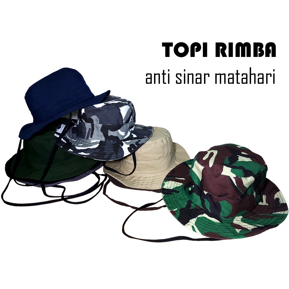 Jual Topi Rimba Gunung Tactical Hiking Outdoor Pria Wanita Dewasa Bahan ...