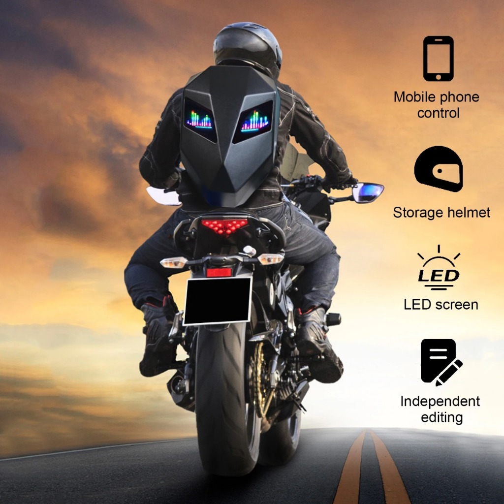 Jual Tas Backpack LOY EYES LED Eyes Hard Shell Motor Helmet Tas ... Jual Tas Backpack LOY EYES LED Eyes Hard Shell Motor Helmet Tas ...