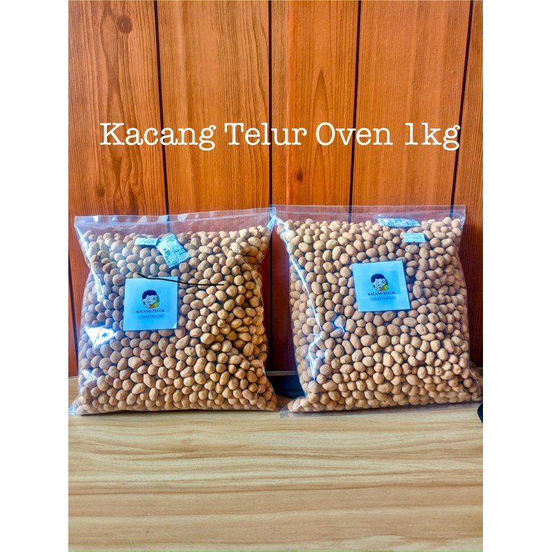 Jual KACANG TELUR OVEN 1kg (FREE PACKING DUS DAN BUBLE WARP) | Shopee ...