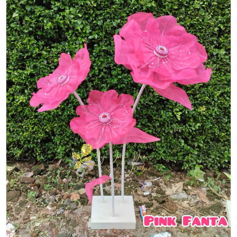 Jual standing bunga lampu dekorasi pelaminan/lampu taman/lampu hias ...