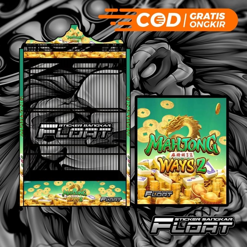 Jual STIKER DECAL SANGKAR KANDANG BURUNG KOTAK REPLIKA GEPENGAN KOHSAN ...