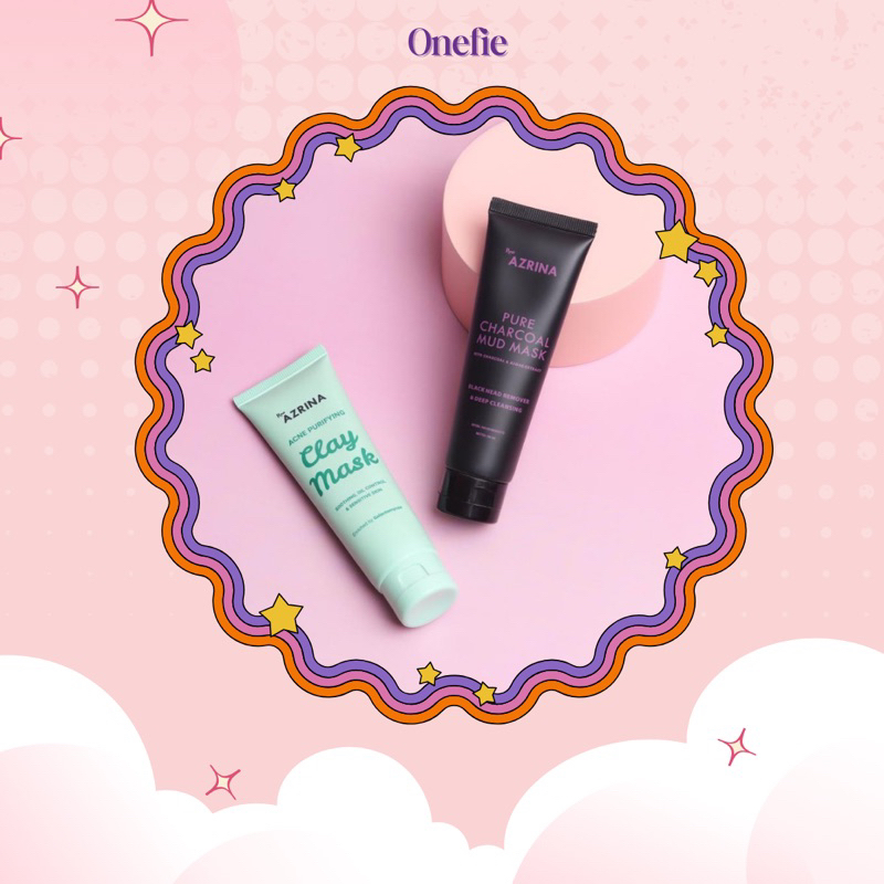 Jual Azrina Pure Charcoal Mud Mask & Acne Purifying Claymask By Azrina ...