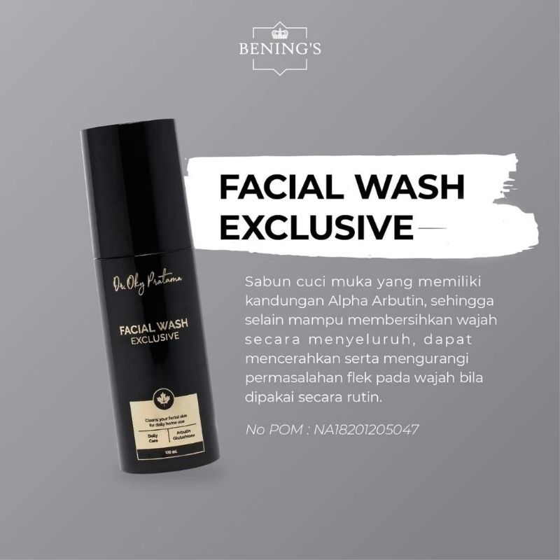 Jual Facial Wash Exclusive/ACNE Bening Skincare Sabun Cuci Wajah Untuk ...