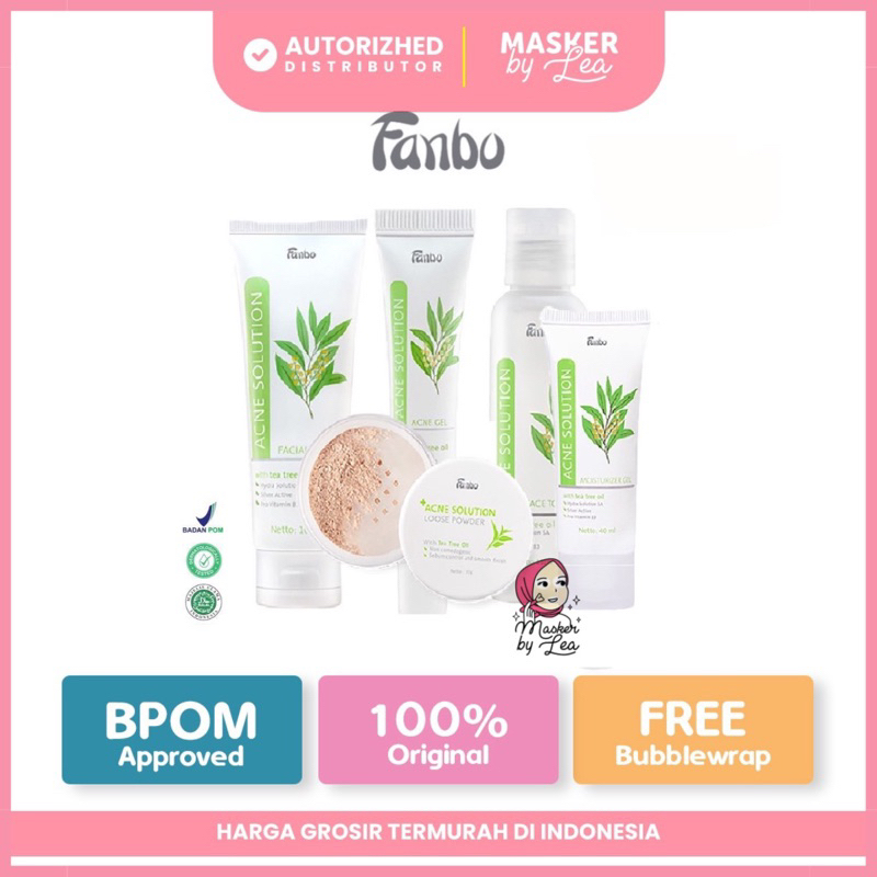 Jual RADYSA - FANBO Acne Solution | Facial Foam | Face Toner | Moisturizer Gel | Acne Gel ...